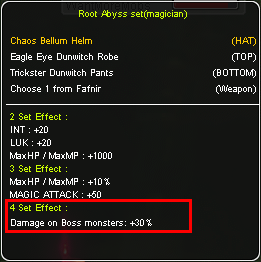 Guide - Set Effects / Lucky Items | whackybeanz